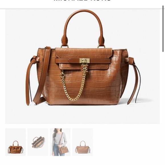 Michael Kors | Bags | Michael Kors Hamilton Legacy Small Crocodile ...
